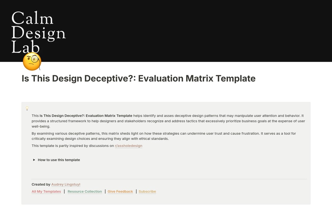 Deceptive Design Patterns Tracker | Tempfolio